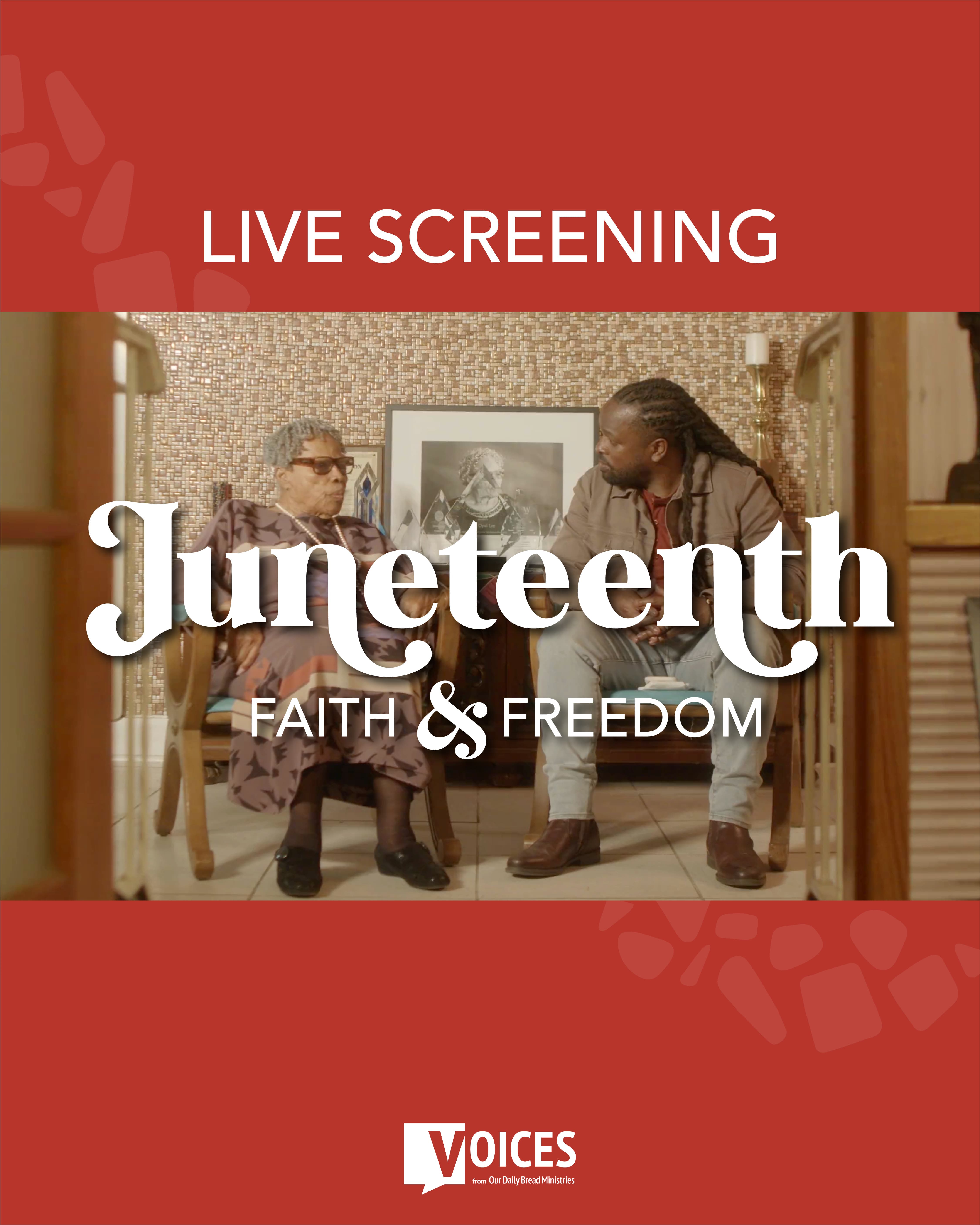 Juneteenth: Faith & Freedom Documentary and Conversation with Rasool ...